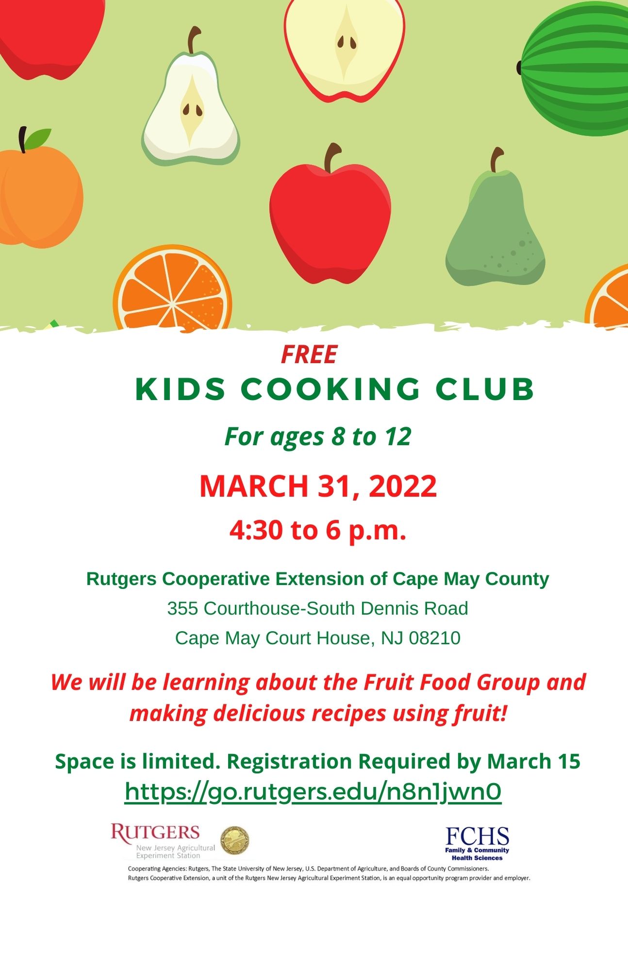 Kids Cooking Club – Rutgers Cooperative Extension of Cape May County
