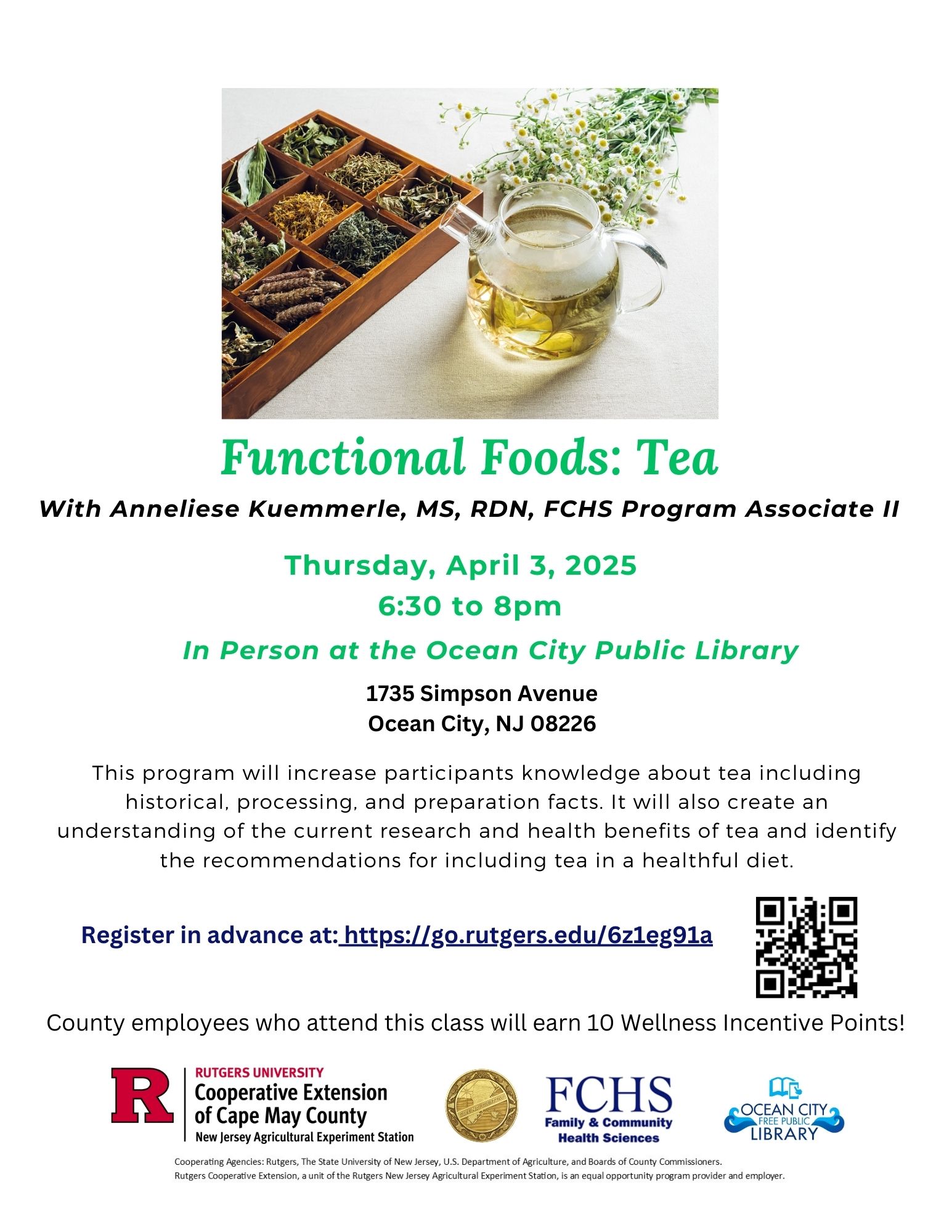 Functional Foods: Tea – Rutgers Cooperative Extension of Cape May County