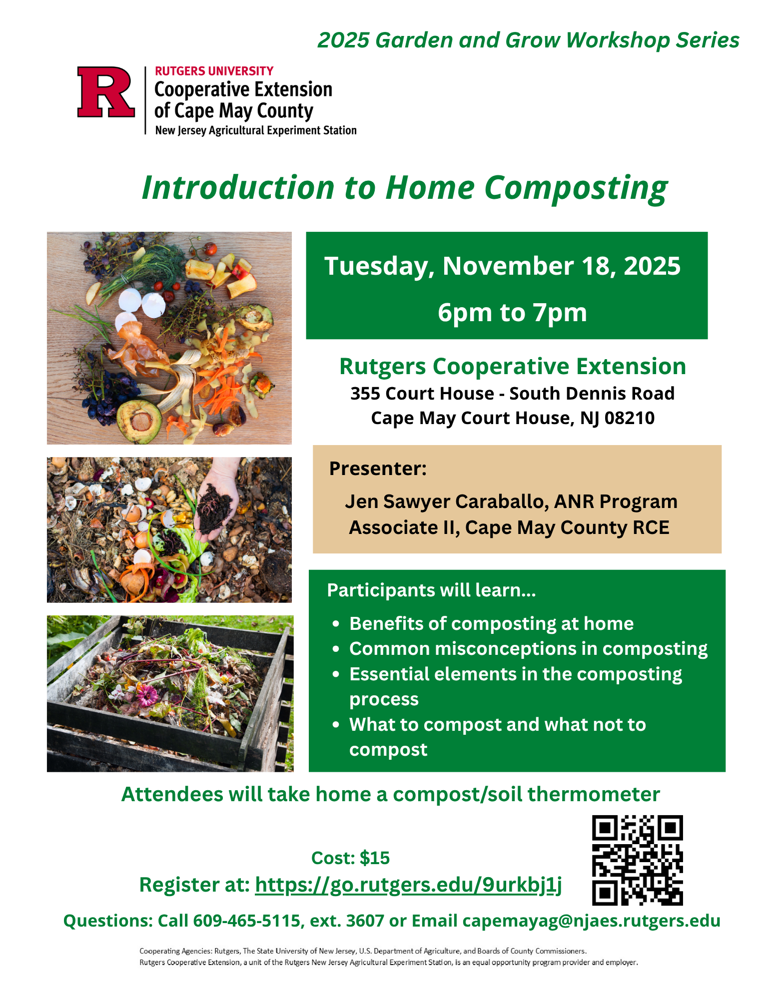 Introduction to Home Composting – Rutgers Cooperative Extension of Cape ...