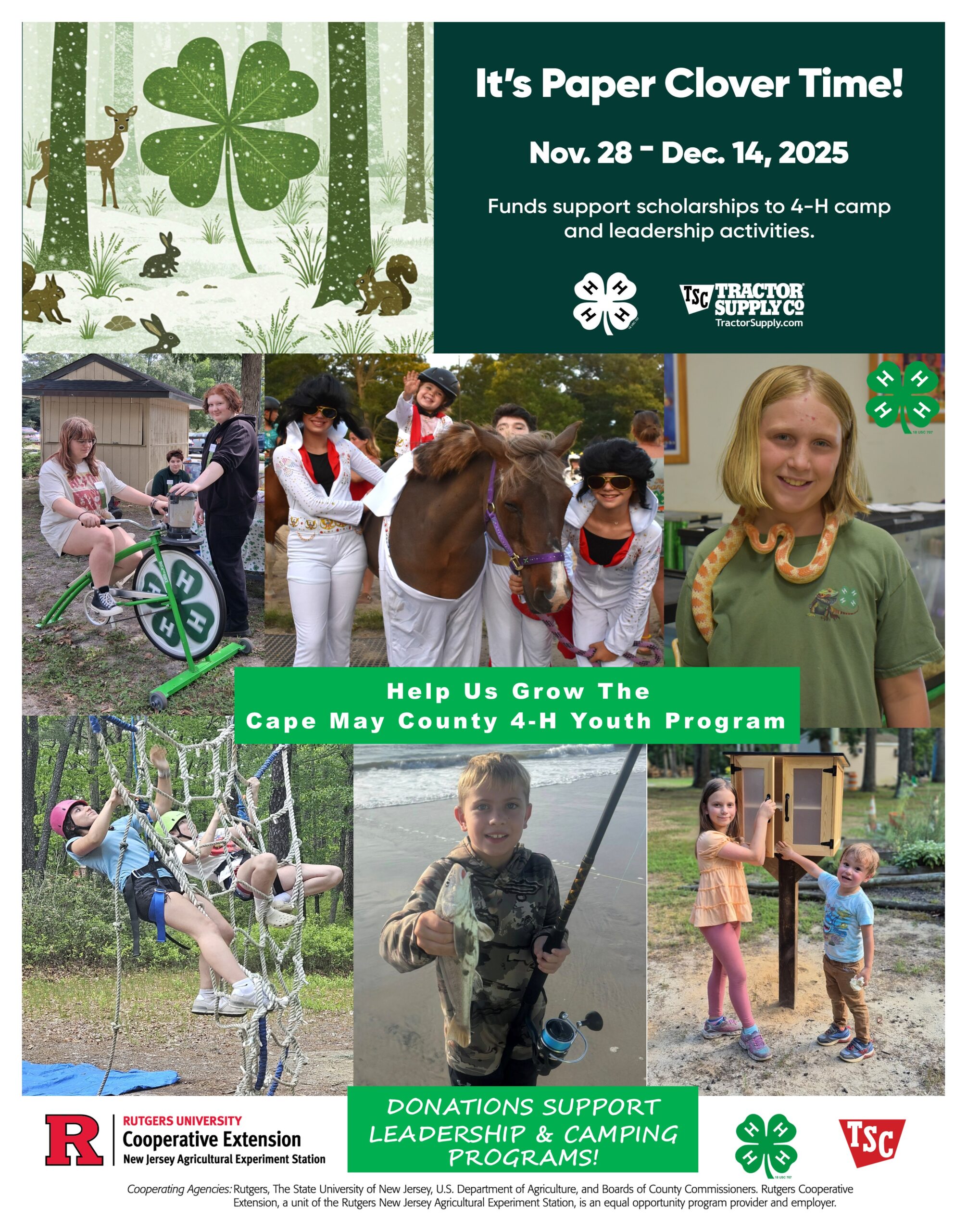 Save the Date: Tractor Supply 4-H Paper Clover Fall Campaign starts ...